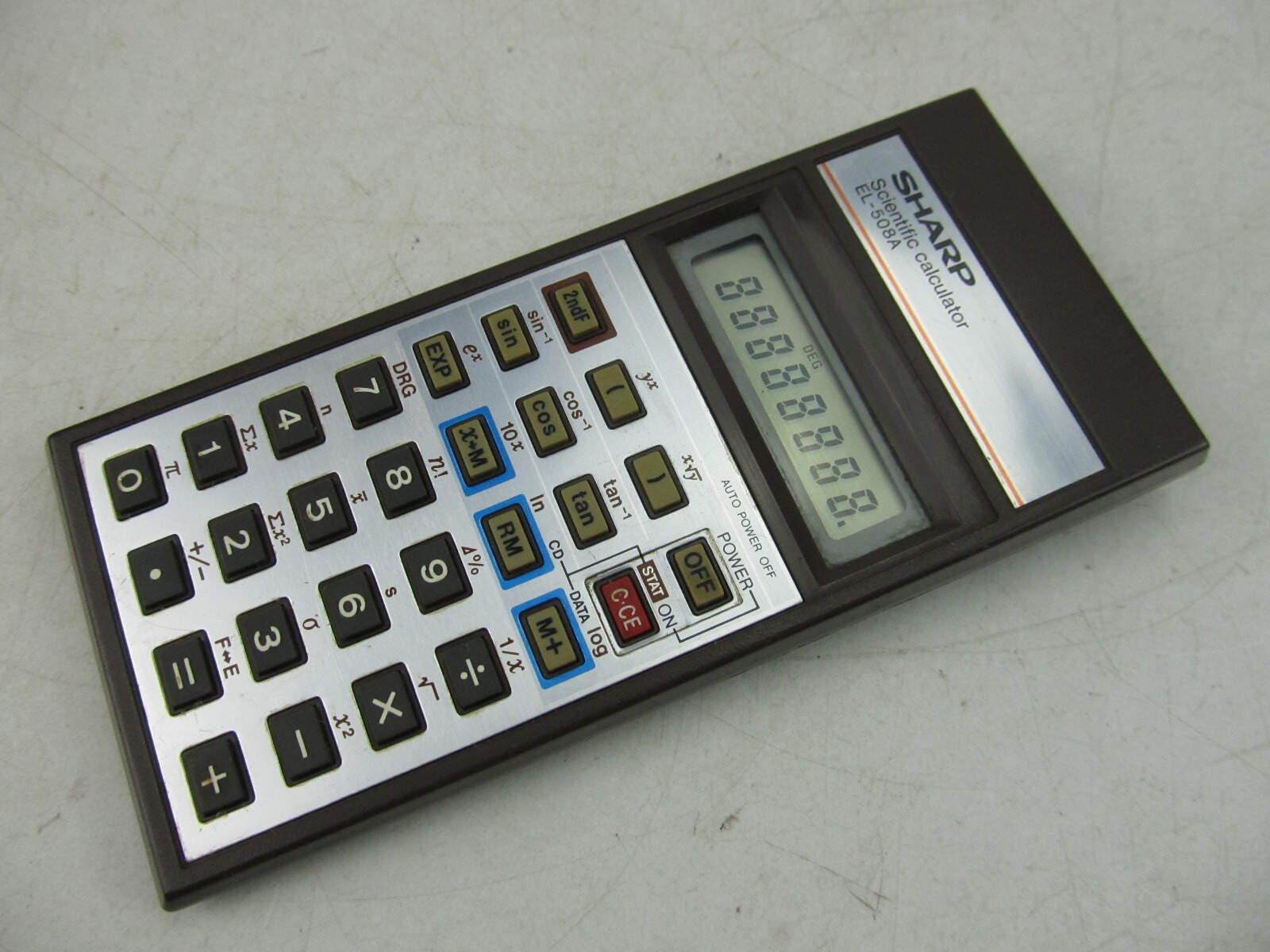 SHARP EL-508A - sbírková kalkulačka + krabička / JAPAN | Aukro