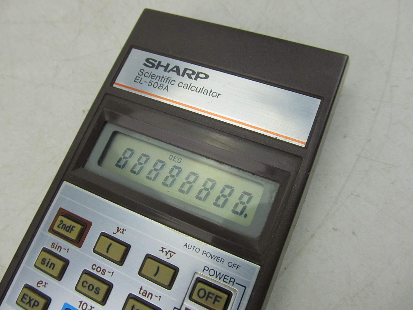 SHARP EL-508A - sbírková kalkulačka + krabička / JAPAN | Aukro