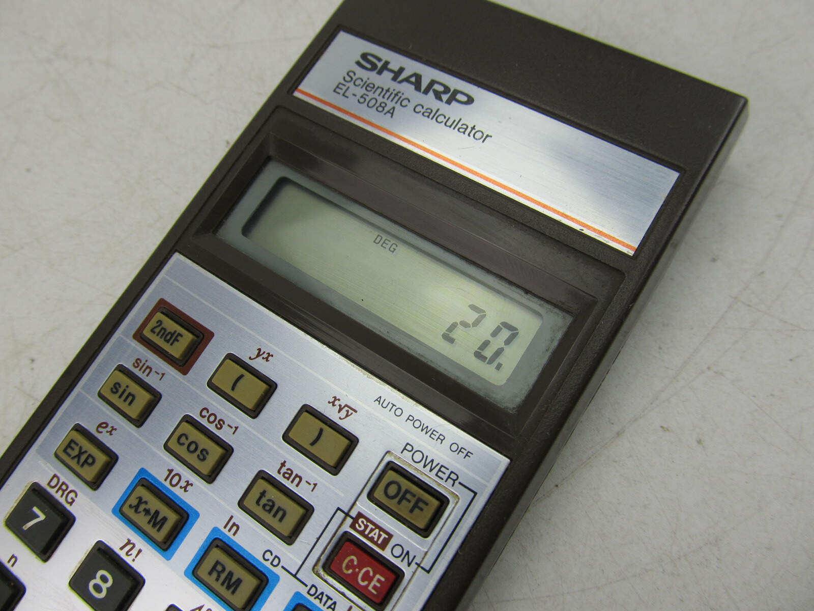 SHARP EL-508A - sbírková kalkulačka + krabička / JAPAN | Aukro