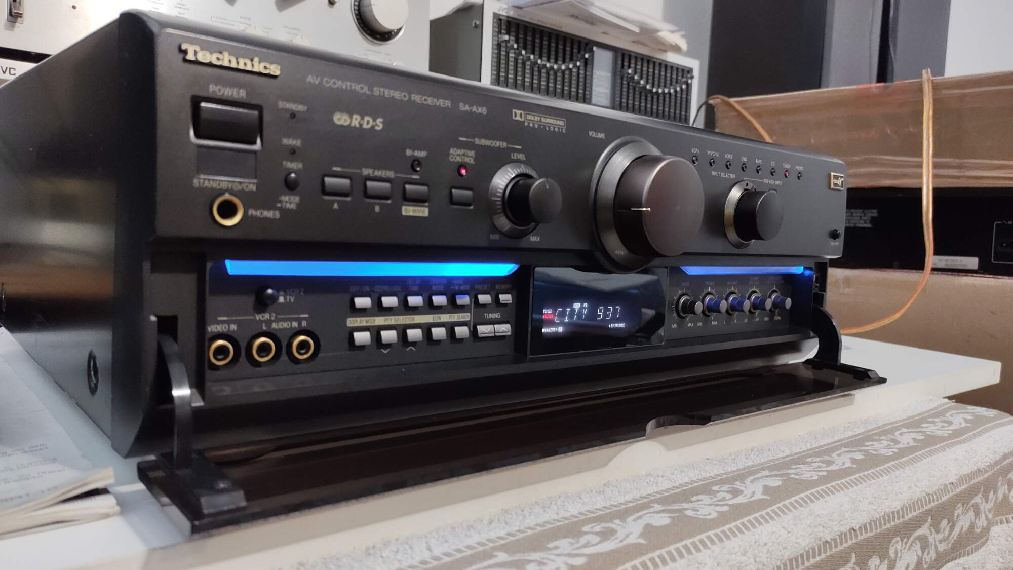 TECHNICS SA-AX6 AV Control Stereo Receiver +DO/ Woofer Out/ Class H+ | Aukro